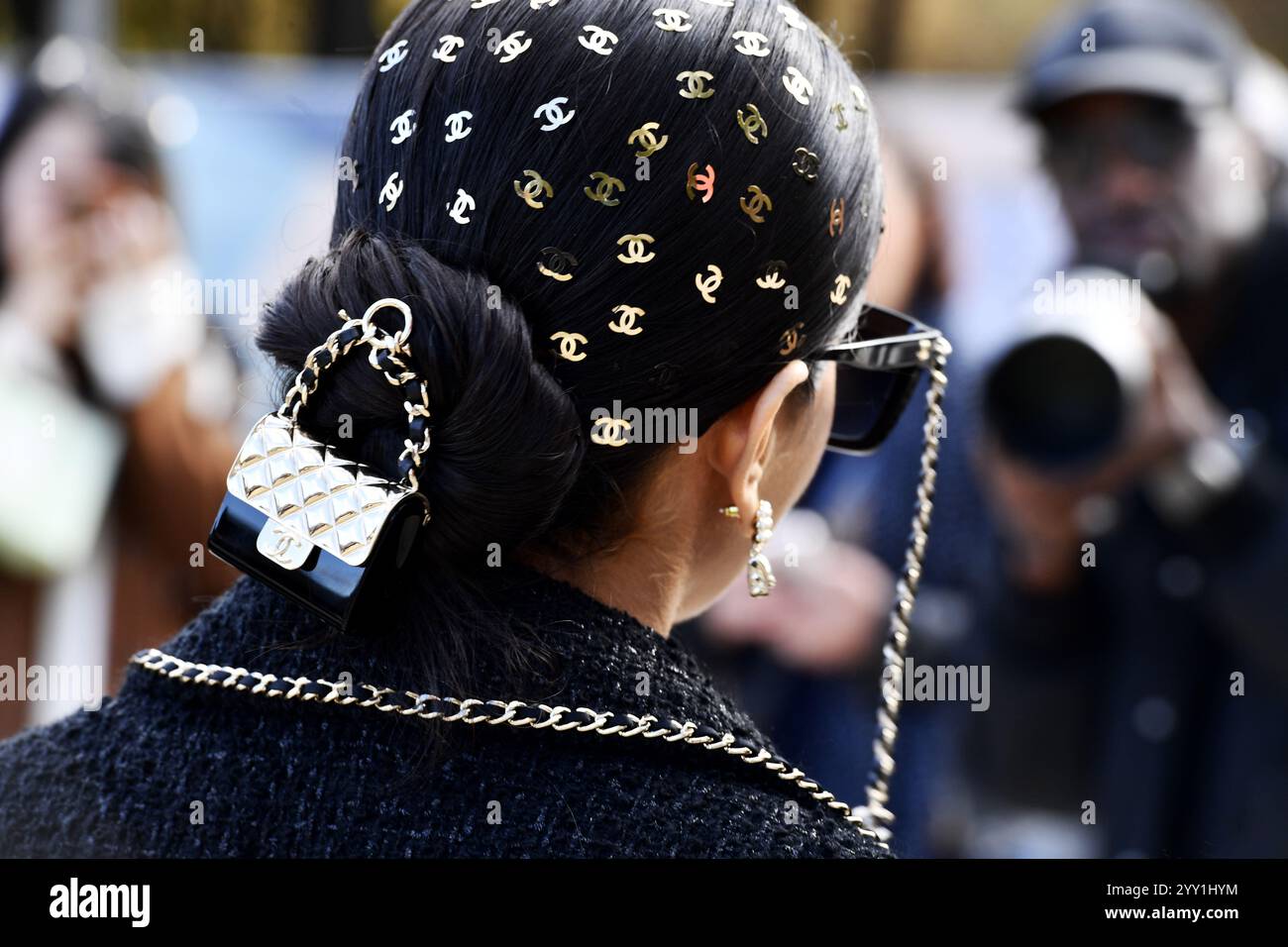 Twins Jyoti Babani, Snehal Babani - Street style outside CHANEL at ...