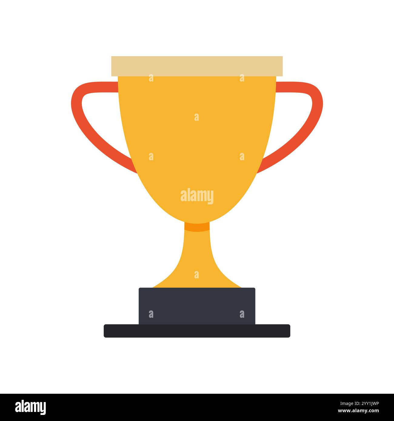 Trophy cup icon. Concept of victory, success, and recognition. Vector ...