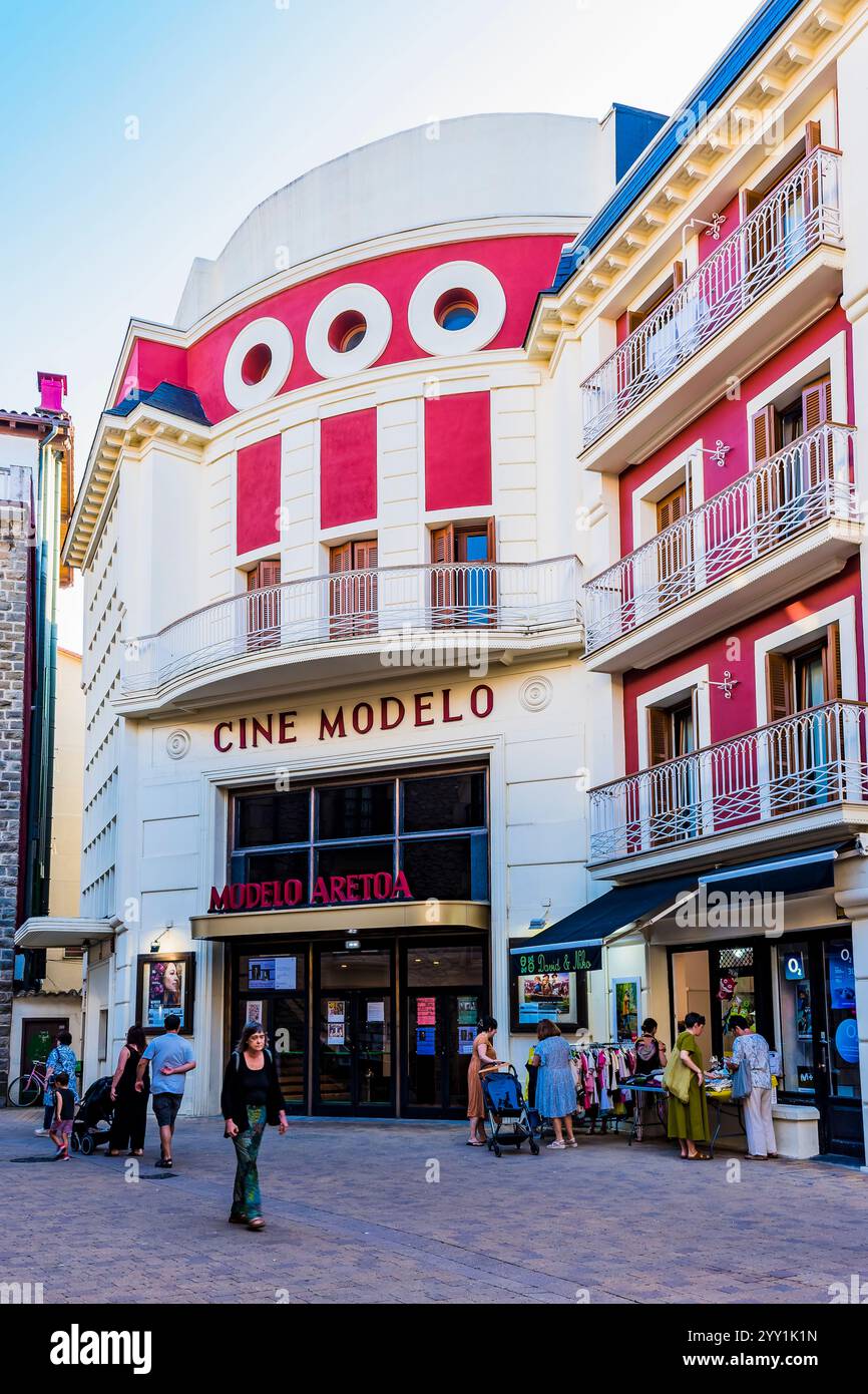 The Cine Modelo, Model Zinema, is a movie theater in Zarautz. It was ...