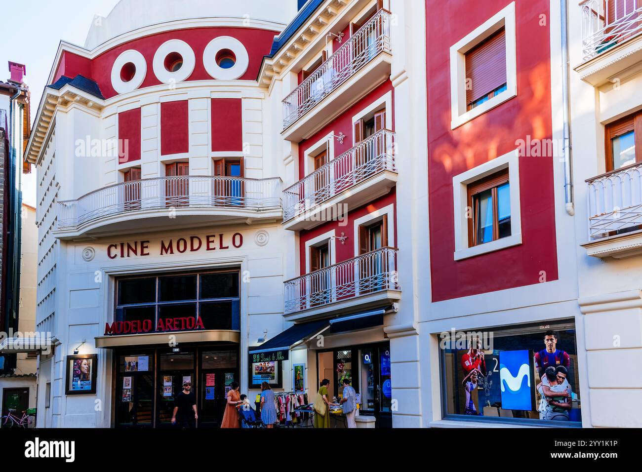The Cine Modelo, Model Zinema, is a movie theater in Zarautz. It was ...