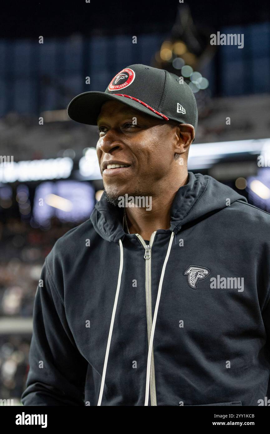 Atlanta Falcons he'd coach Raheem Morris enters the field before ...