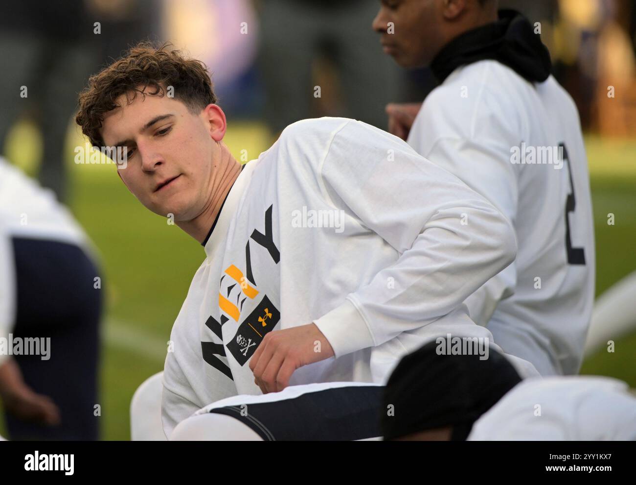 LANDOVER, MD - DECEMBER 14: Navy Midshipmen quarterback Blake Horvath ...