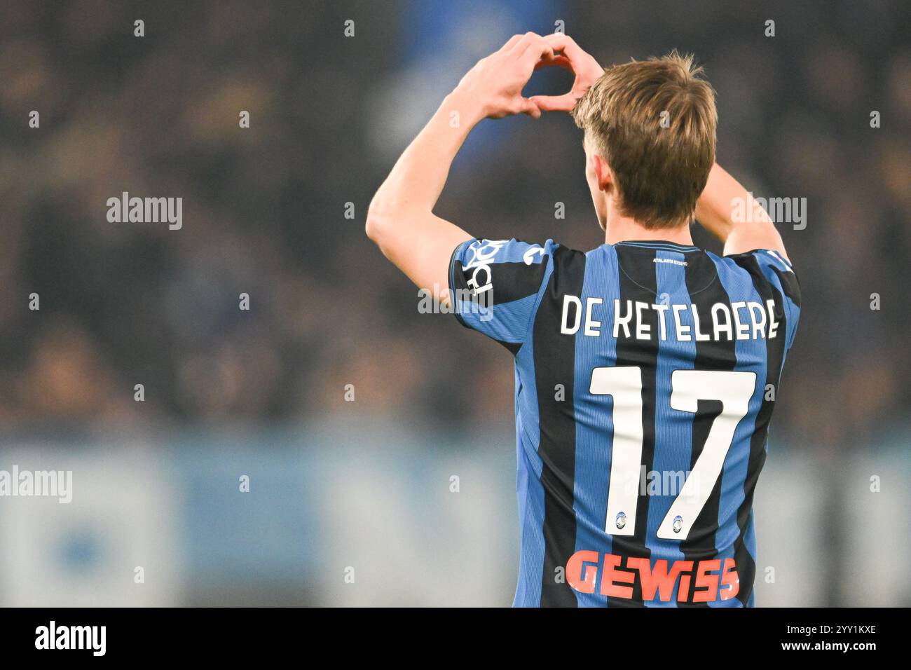 Charles De Ketelaere of Atalanta BC celebrating after a goal during ...