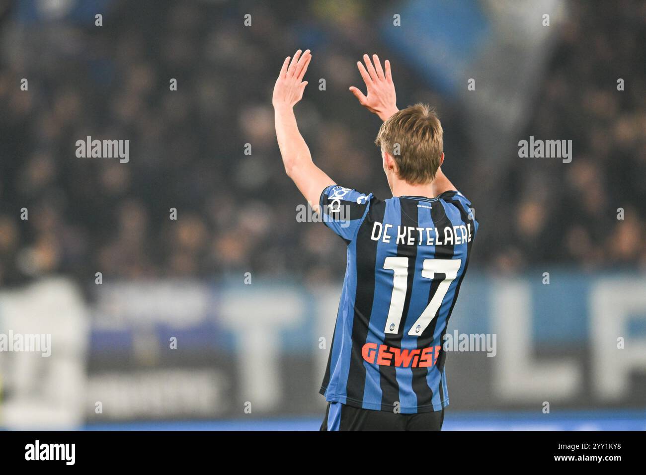 Charles De Ketelaere of Atalanta BC celebrating after a goal during ...