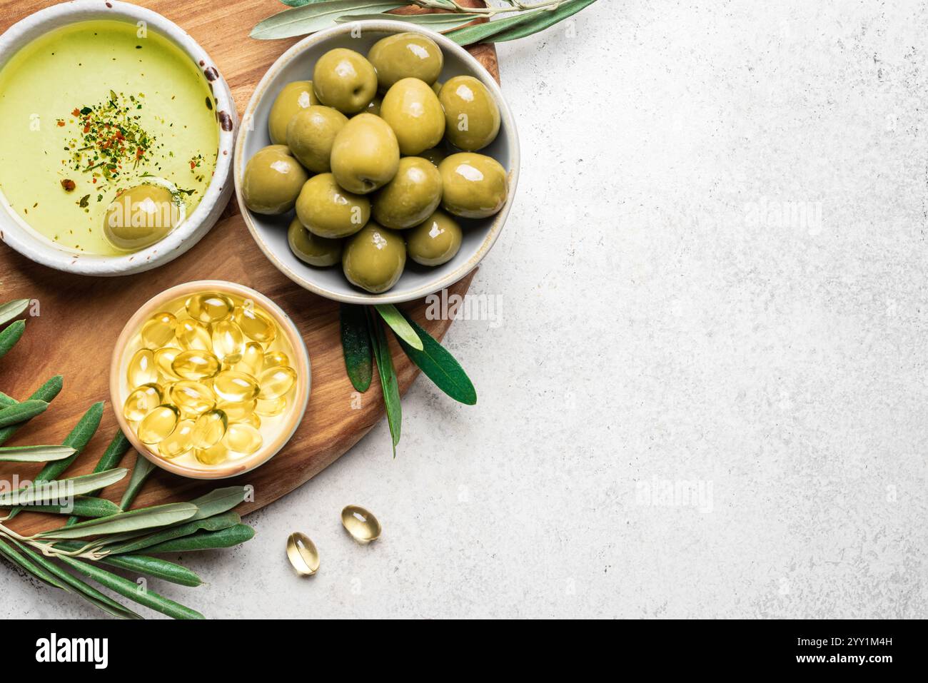 Olive Oil capsules. Organic extra virgin olive oil softgels food ...