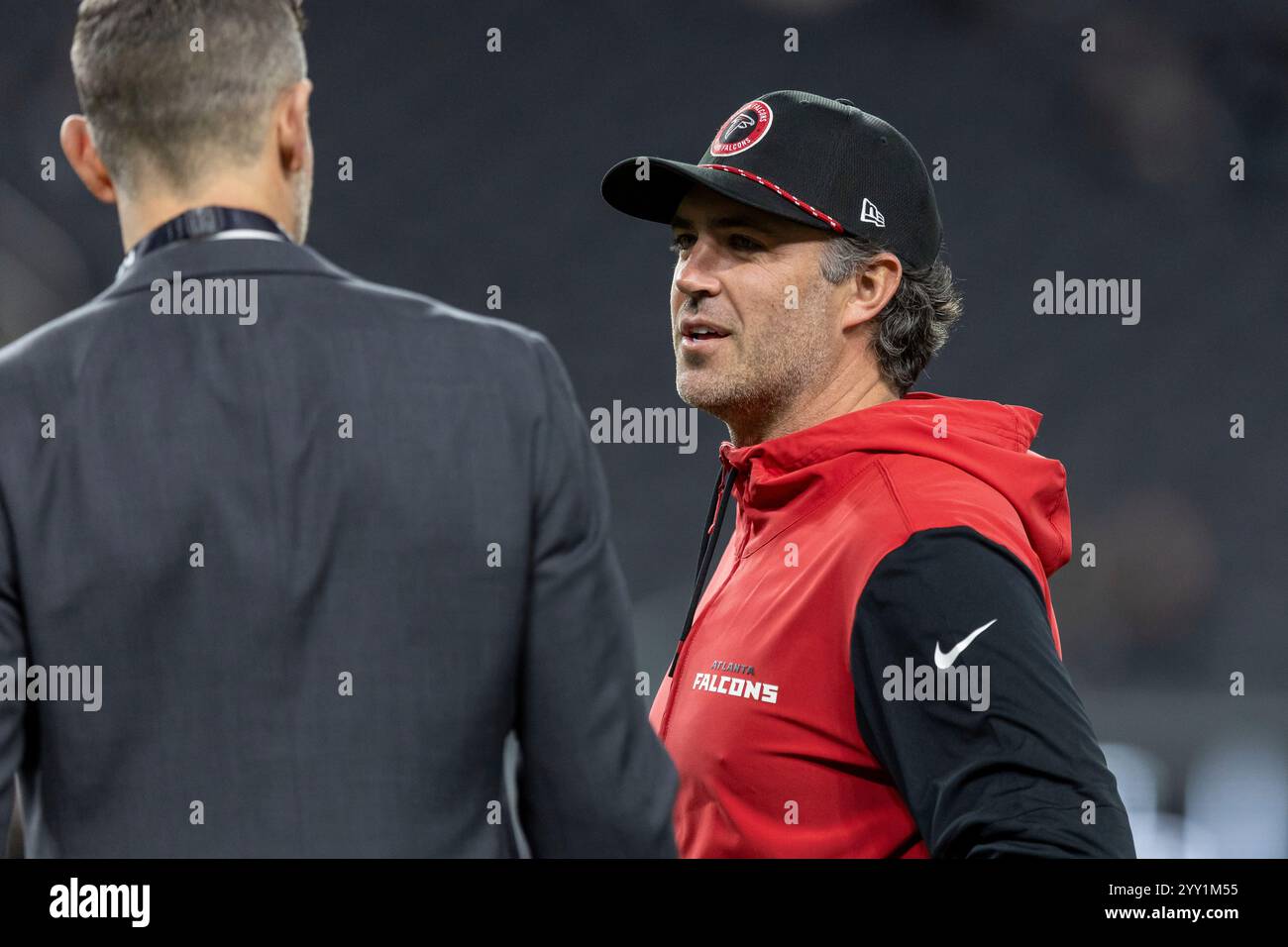 Atlanta Falcons offensive coordinator Zac Robinson before coaching ...