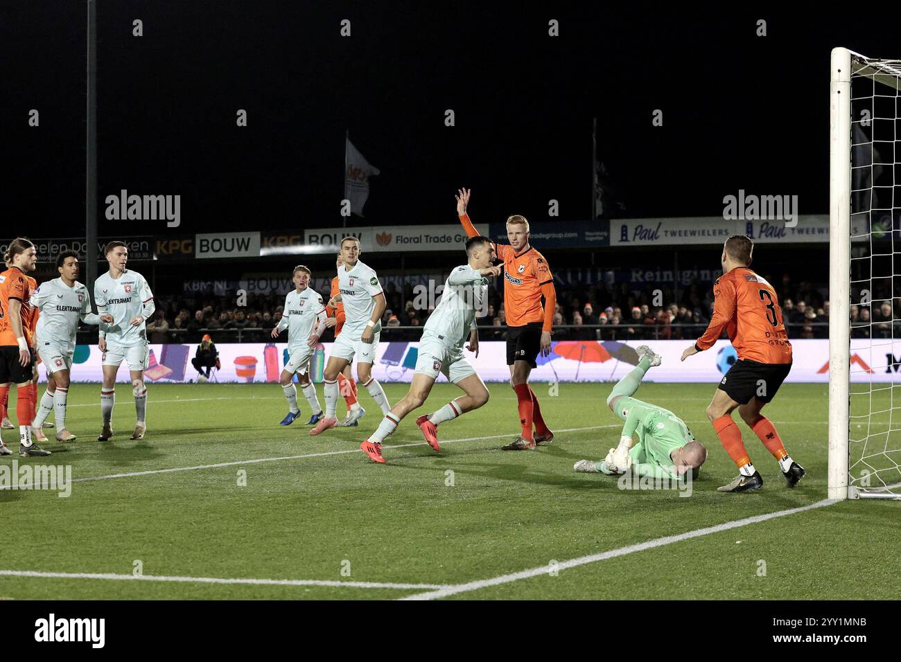 KATWIJK AAN ZEE - Alec van Hoorenbeeck of FC Twente celebrates the 0-1 ...