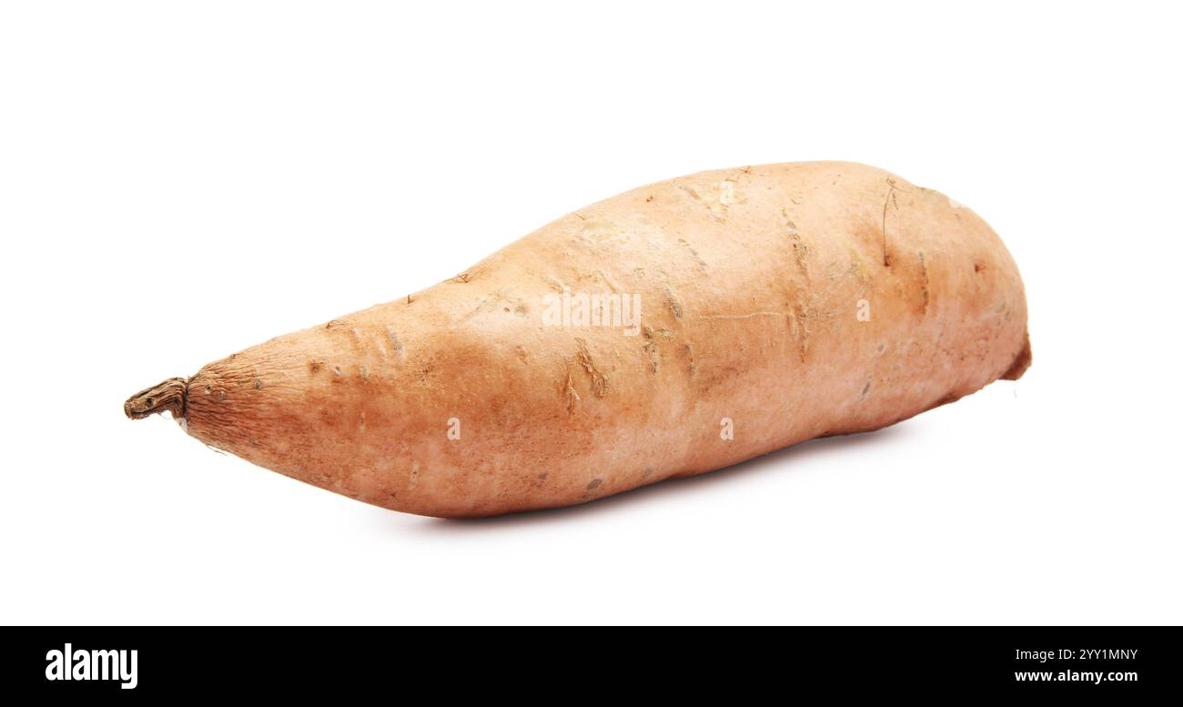 Fresh raw sweet potato isolated on white Stock Photo - Alamy