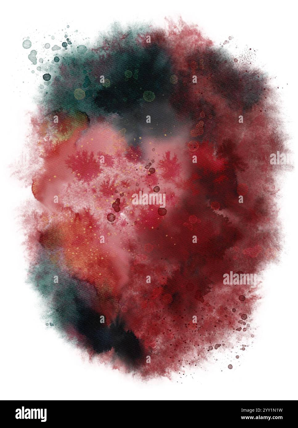 Vibrant blend of colors creating Cut Out Stock Images & Pictures - Alamy