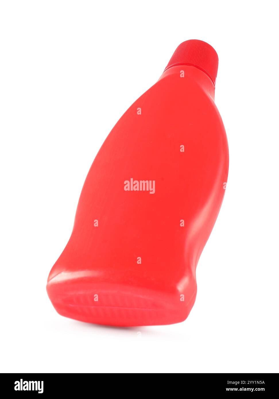Bottle of cleaning product in air isolated on white Stock Photo - Alamy