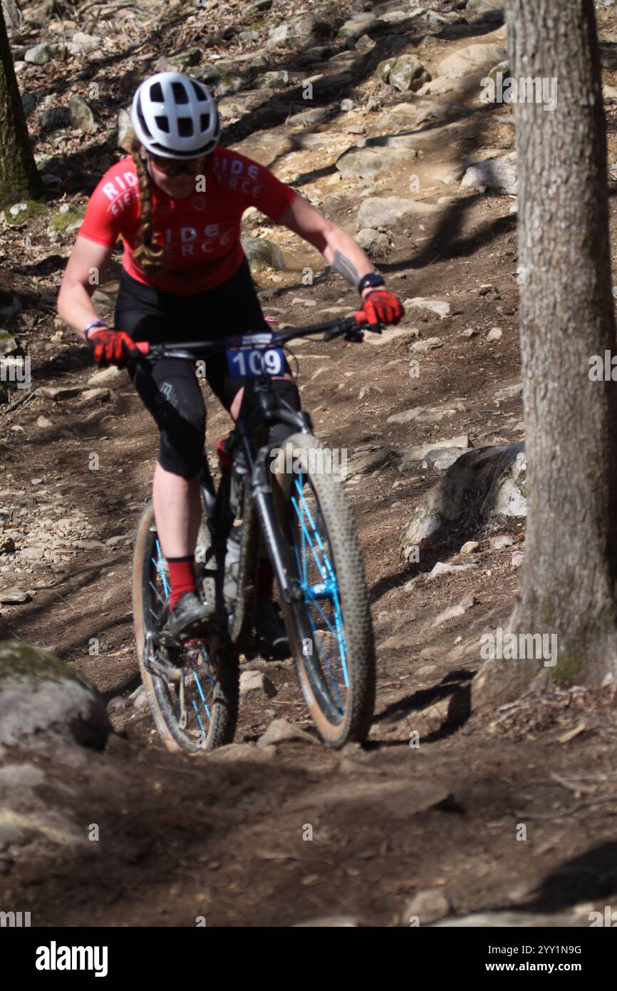Tennessee National Mountain Bike Festival 2024 XCO Race on the trails ...