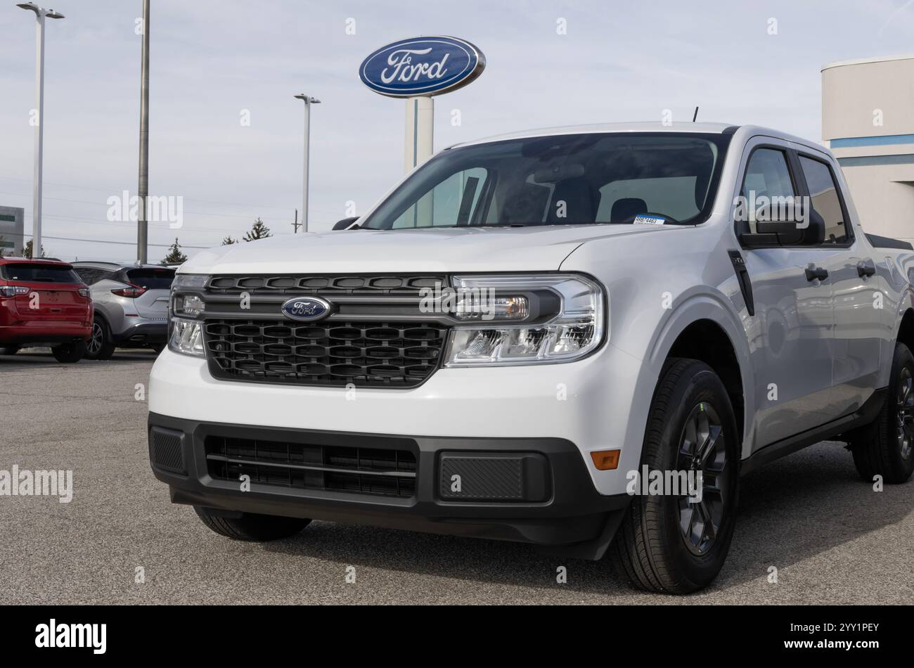 Lafayette - December 17, 2024: Ford Maverick XLT Hybrid Pickup Truck at ...