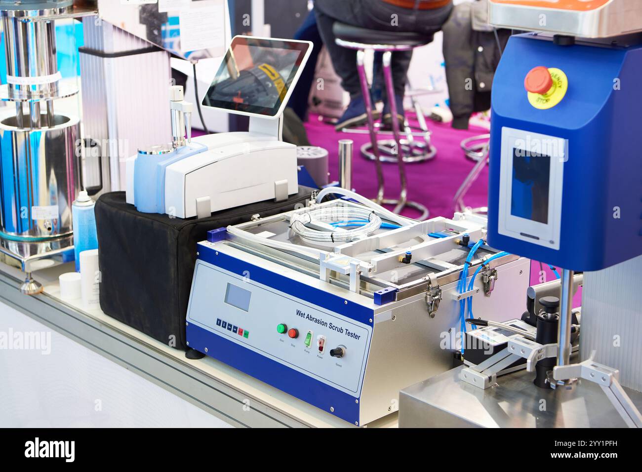 Industrial laboratory devices at the exhibition Stock Photo - Alamy