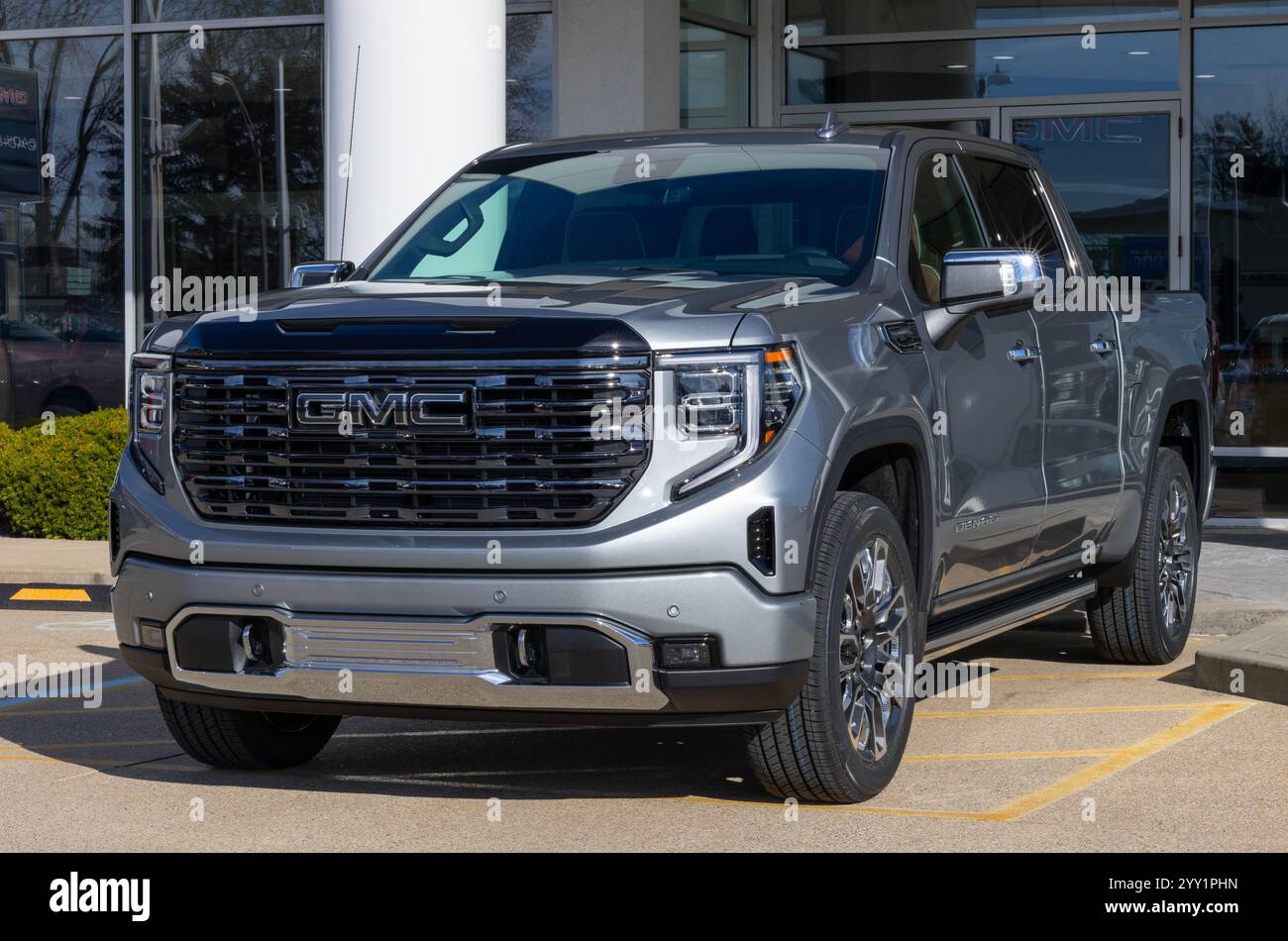 Lafayette - December 17, 2024: GMC Sierra 1500 Denali Ultimate at a ...
