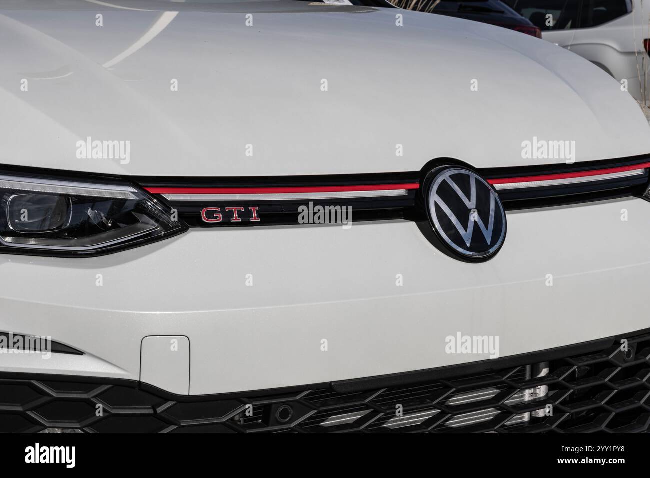 Lafayette - December 17, 2024: Volkswagen Golf GTI 380 Autobahn at a ...
