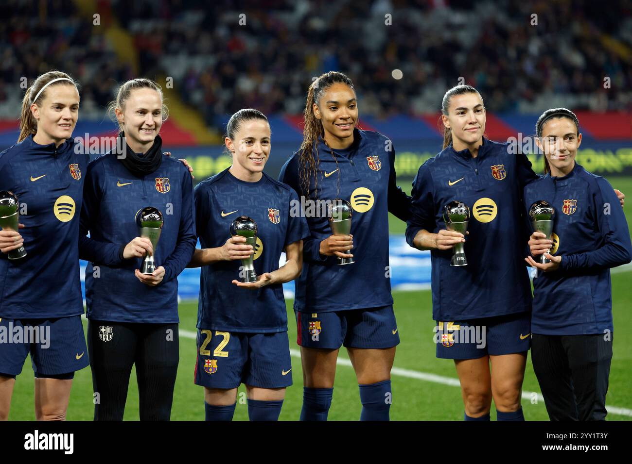 Barcelona's Irene Paredes, Caroline Graham Hansen, Ona Batlle, Salma ...