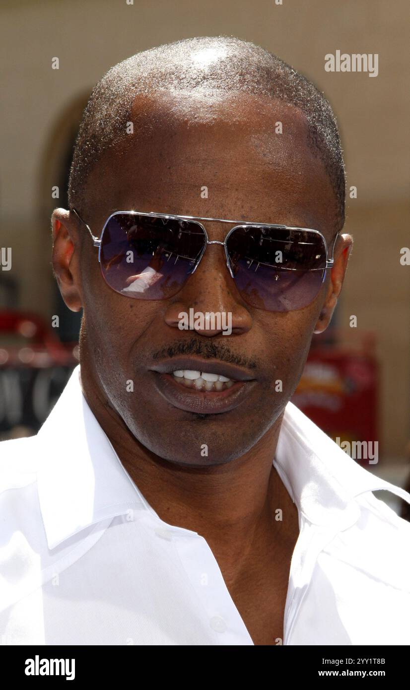 Jamie Foxx at the Los Angeles premiere of 'Rio' held at the Grauman's ...