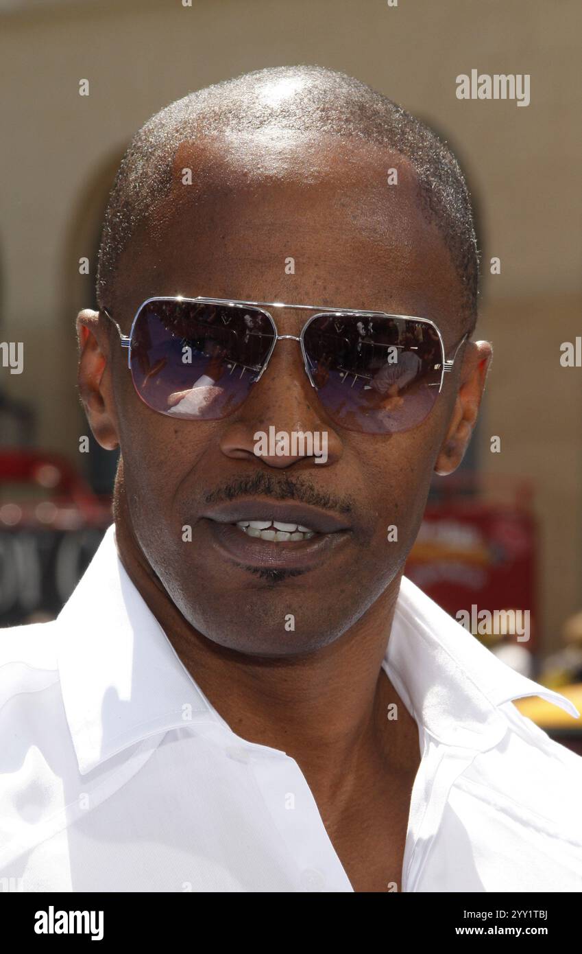 Jamie Foxx at the Los Angeles premiere of 'Rio' held at the Grauman's ...