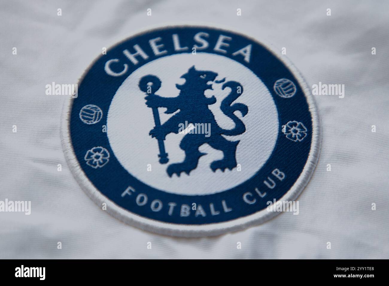 Chelsea Football Club badge Stock Photo - Alamy