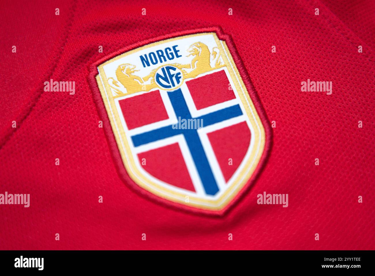 Norway national team badge hi-res stock photography and images - Alamy