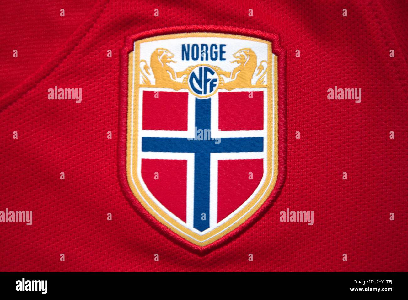Norway national team crest hi-res stock photography and images - Alamy