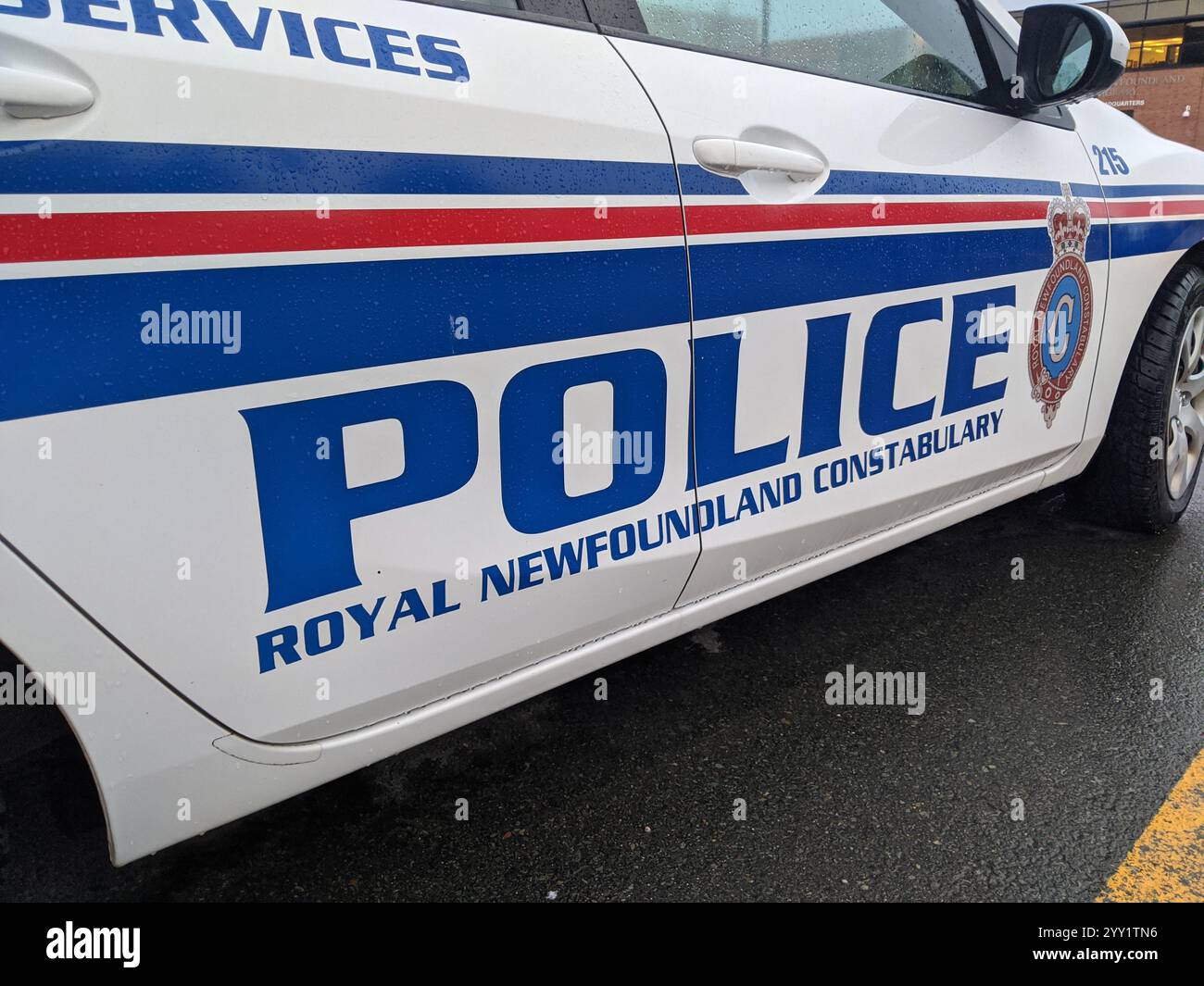 A Royal Newfoundland Constabulary police car is shown in St. John's in ...