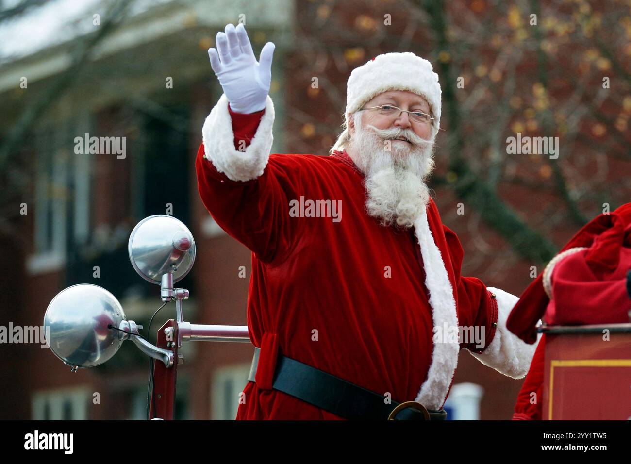 FILE - Santa Claus makes an appearance Saturday, Dec. 7, 2024, in ...
