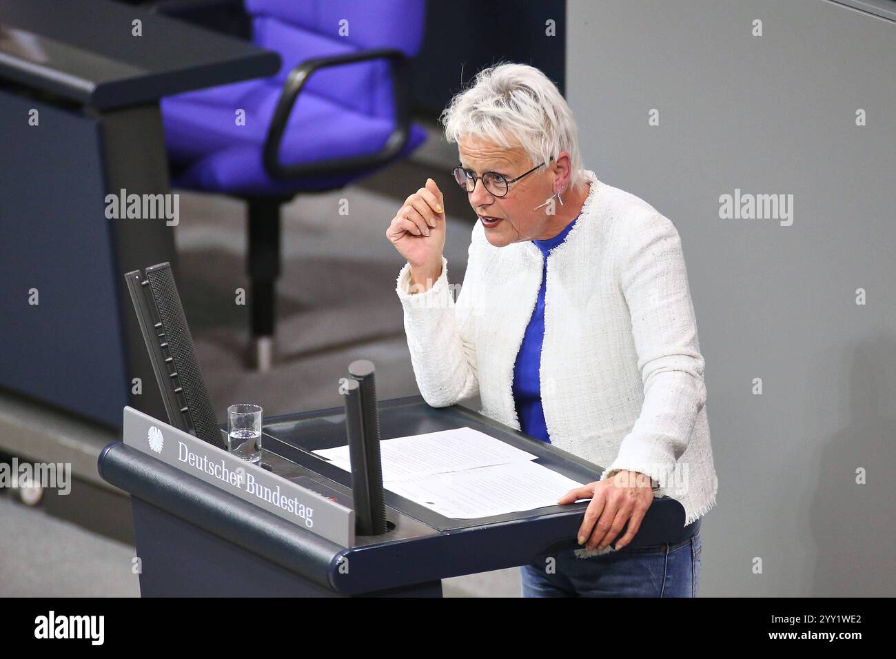Berlin, Deutschland, 18.12.2024: Deutscher Bundestag: 206 ...