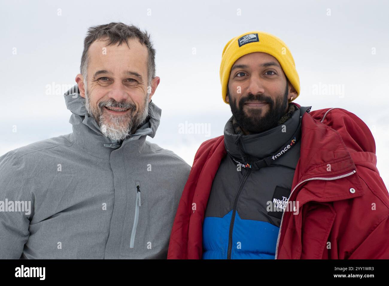 Les Arcs, France. 18th Dec, 2024. Claude Barras and Lawrence Valin ...