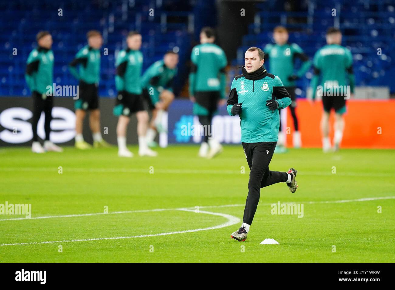 Shamrock Rovers' Sean Kavanagh during a training session at Stamford ...