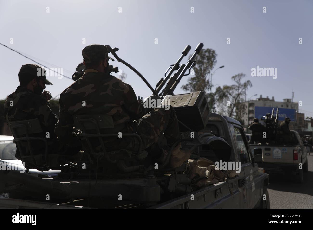 Houthi fighters parade in Sana a amid tensions with USA and Israel ...