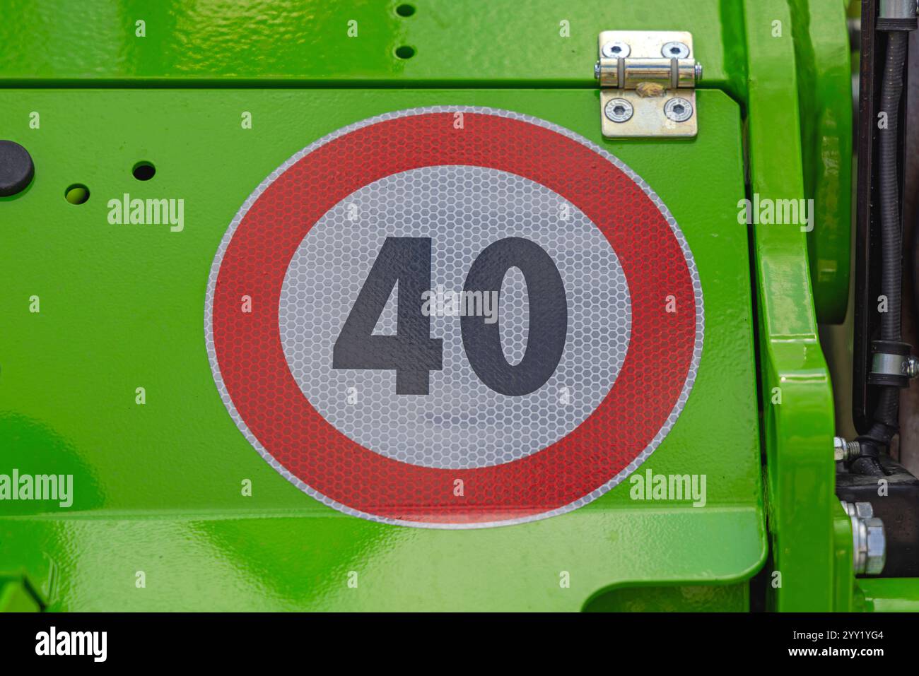 Mandatory Reflective Sticker Forthy Speed Limit at Green Machine ...