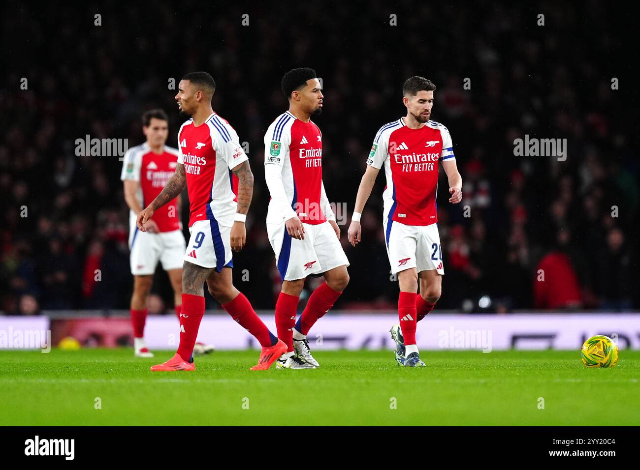 Arsenal players looked frustrated after Crystal Palace's Jean-Philippe ...