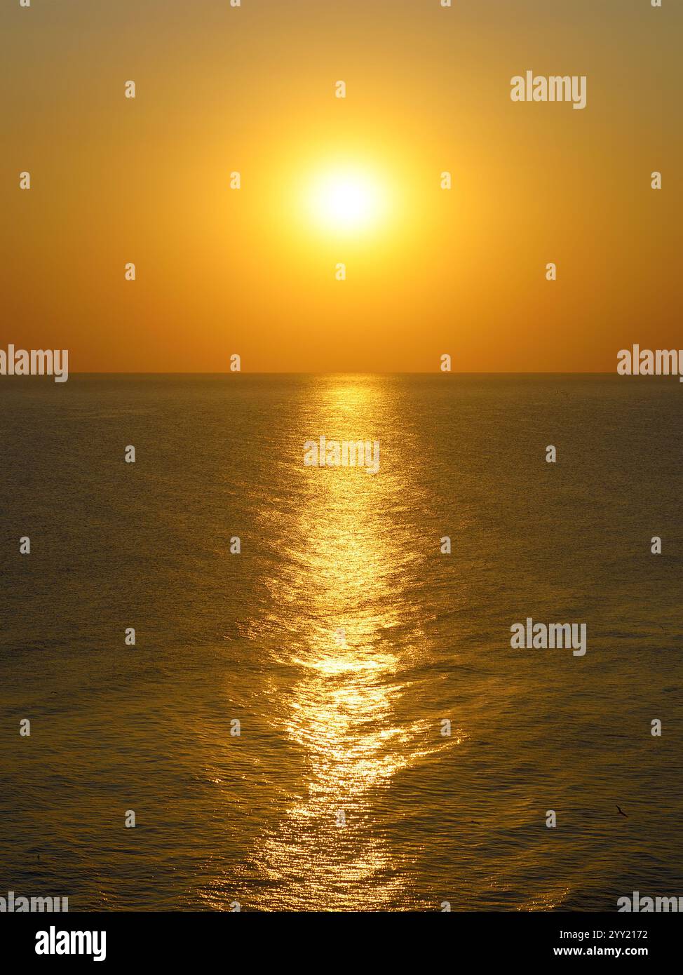 Skyline and sky reflection on the surface of the water hi-res stock ...