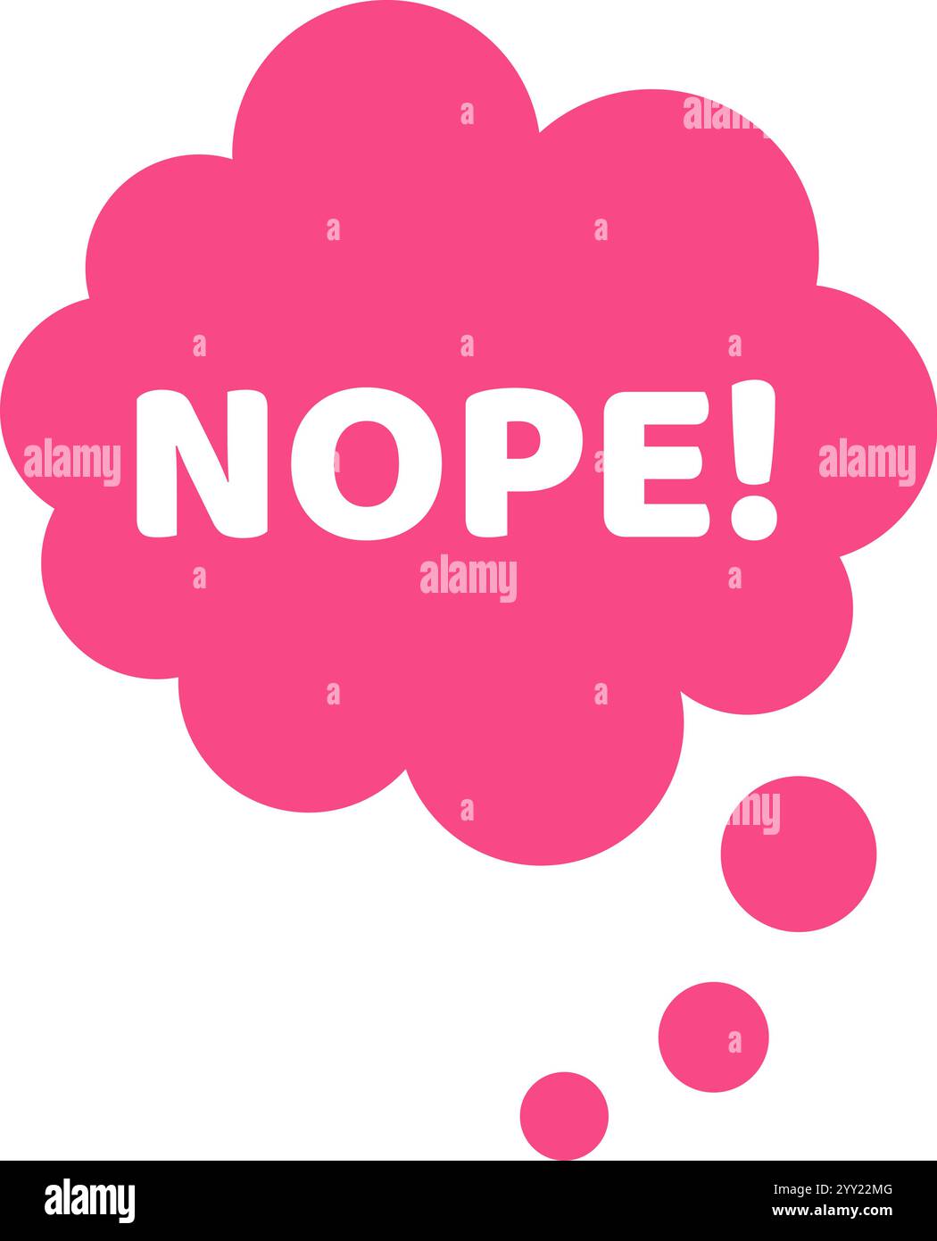 Expressing refusal Stock Vector Images - Alamy