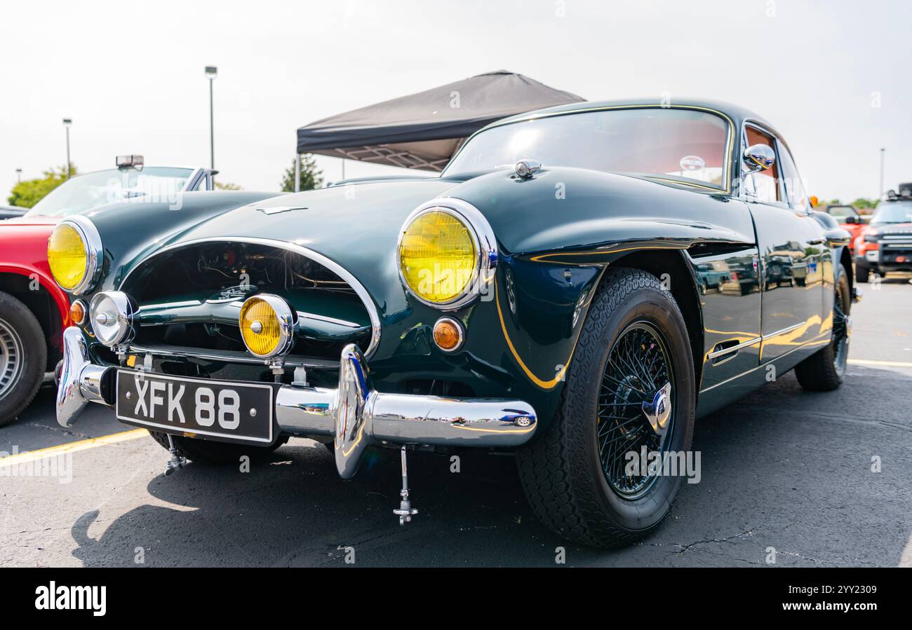 Chicago, Illinois, USA - September 08, 2024: Jensen 541R retro car ...