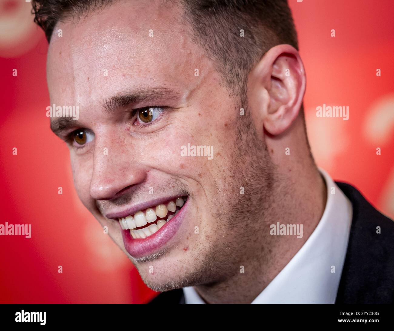 ARNHEM - Harrie Lavreysen on the red carpet prior to the presentation ...