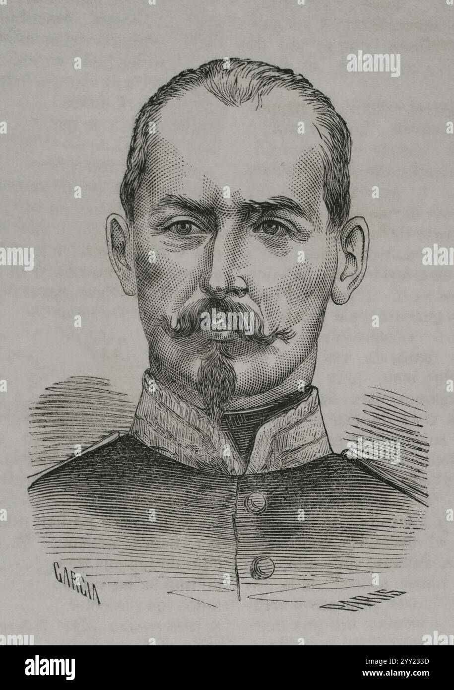 Camille Crémer (1840-1876). French divisionary general in the Franco ...