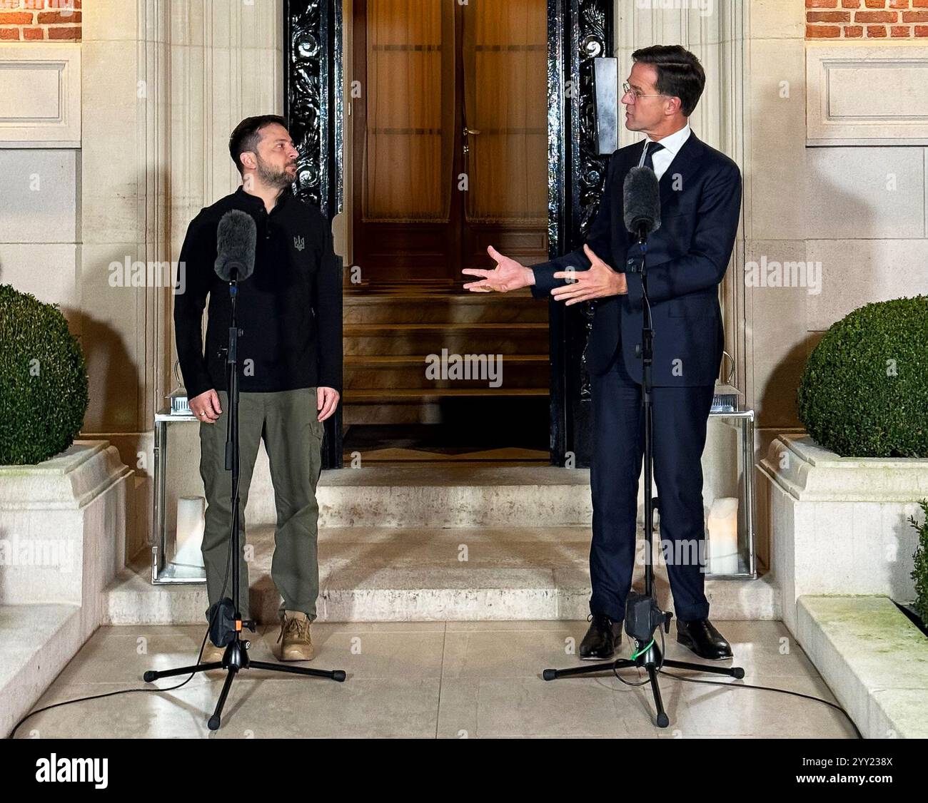18 December 2024, Belgium, Brüssel: Nato Secretary General Mark Rutte ...