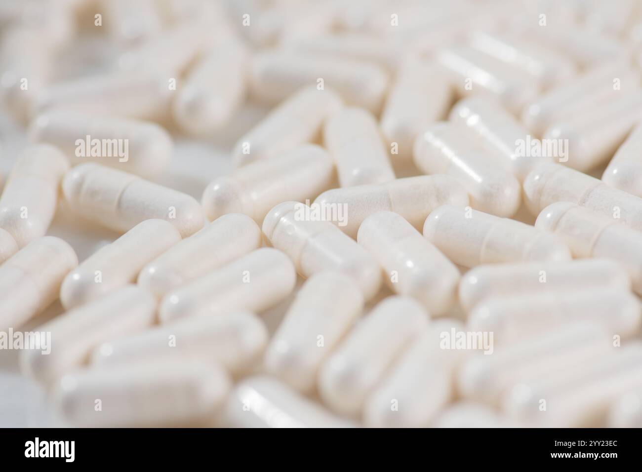 White Pills Of Medicines Food Supplement and Vitamin D Pattern Against ...
