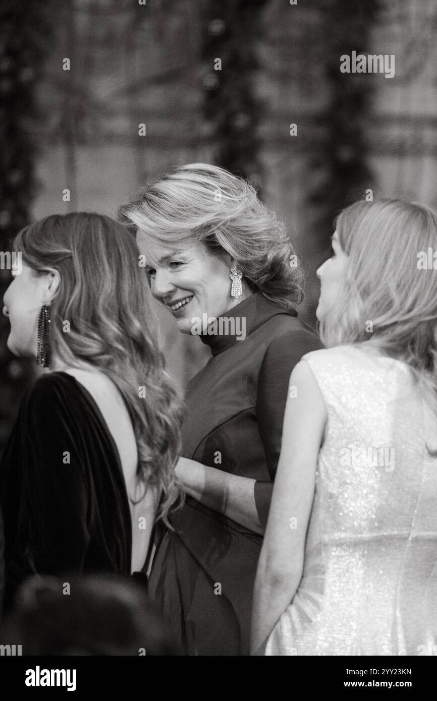 Brussels, Belgium. 18th Dec, 2024. Crown Princess Elisabeth, Queen ...