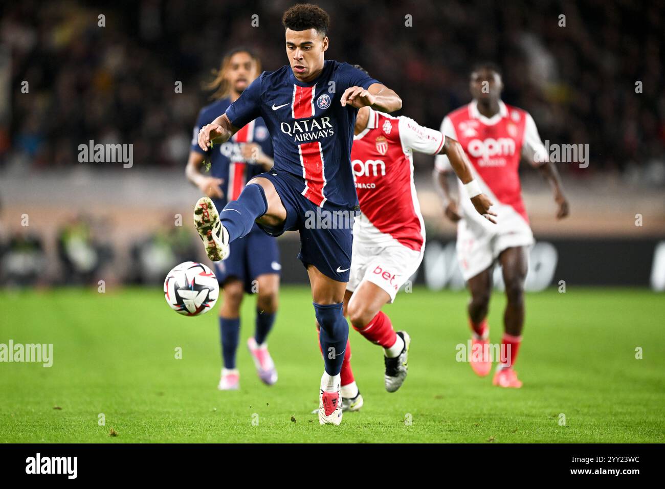 14 Desire DOUE (psg) during the Ligue 1 McDonald's match between Monaco ...