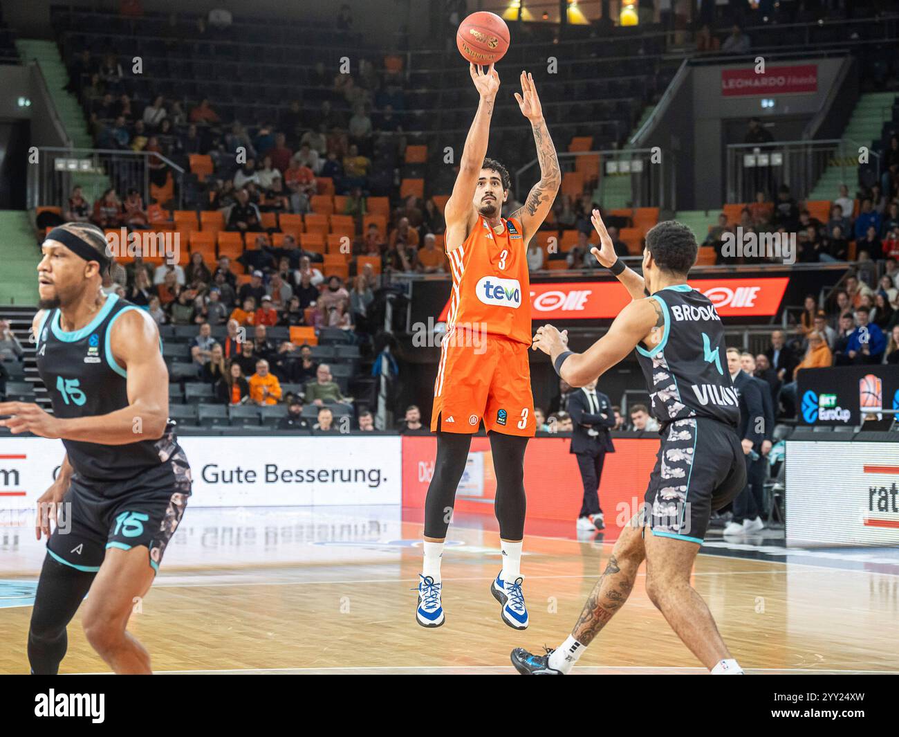 Neu Ulm, Deutschland. 18th Dec, 2024. Marcio Santos (Ratiopharm Ulm ...