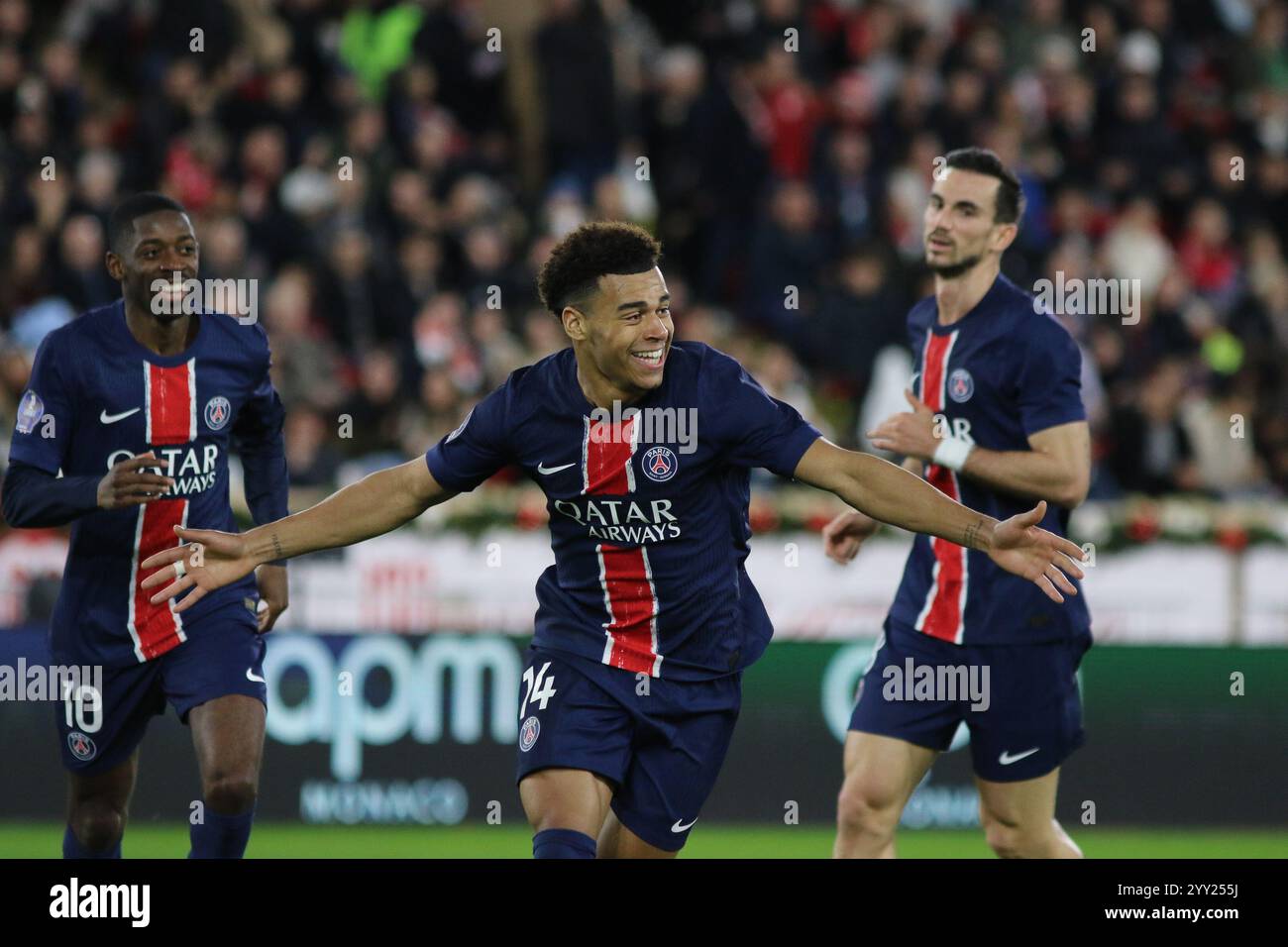 Principality of Monaco, Montecarlo - 18 December 2024: Doue Dèsirèo of ...