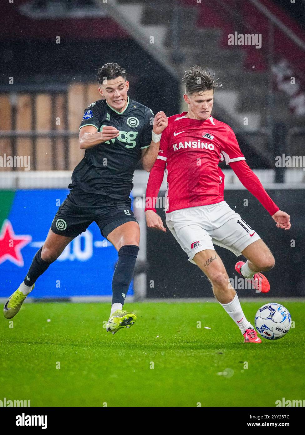 Alkmaar, Netherlands. 18th Dec, 2024. ALKMAAR, NETHERLANDS - DECEMBER 18: David Moller Wolfe of ...