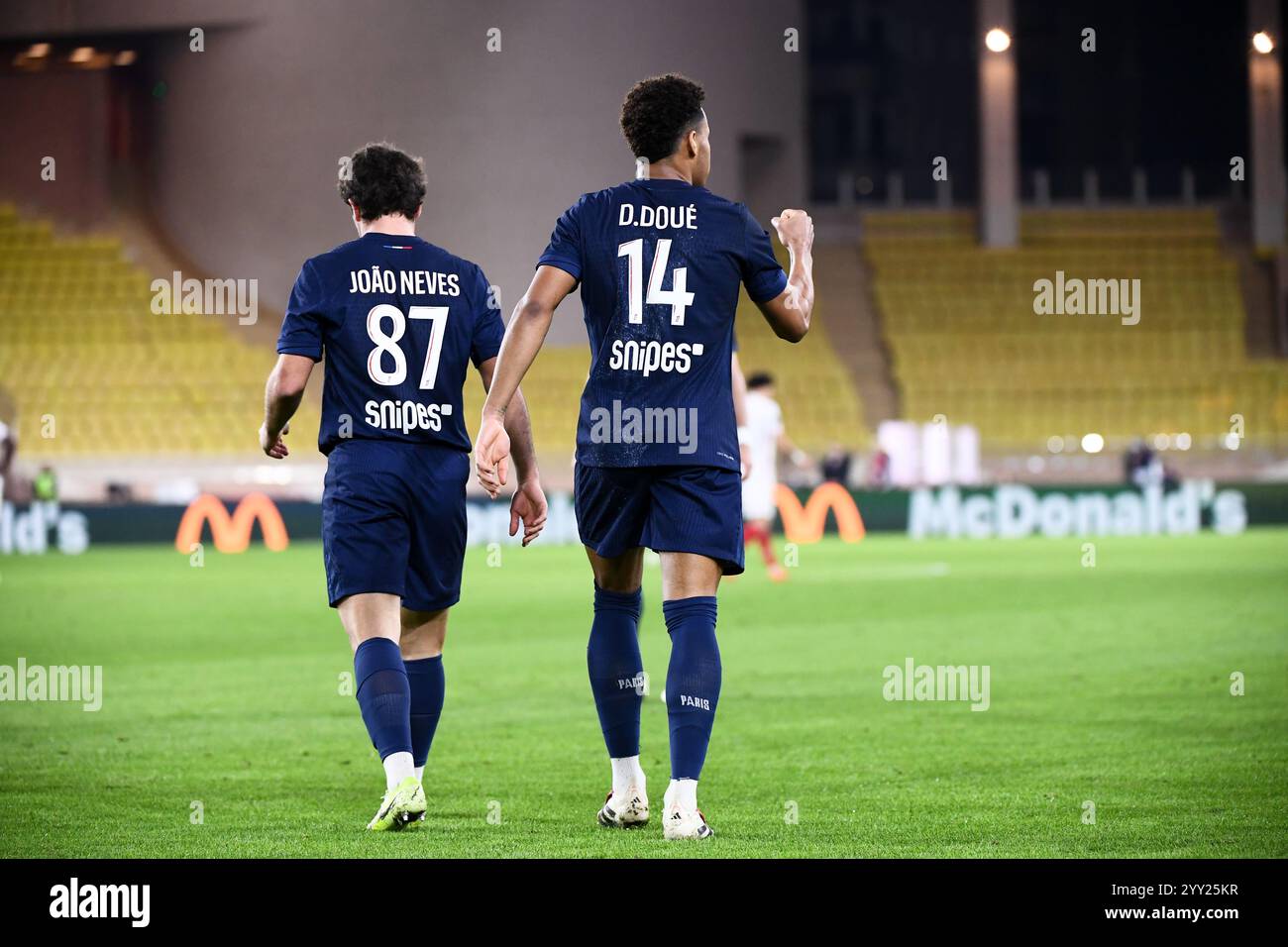87 Joao NEVES (psg) - 14 Desire DOUE (psg) during the Ligue 1 McDonald ...