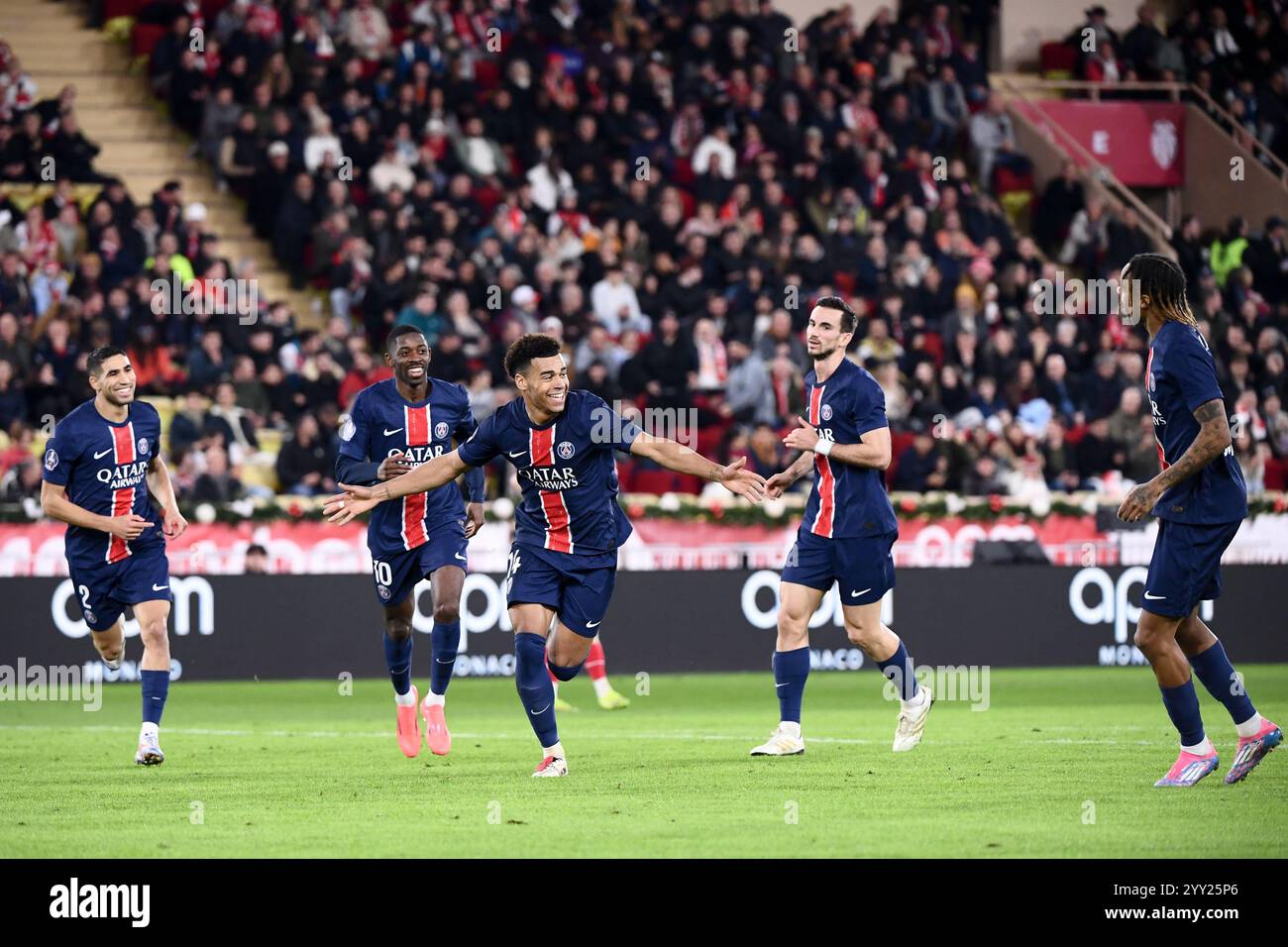 14 Desire DOUE (psg) during the Ligue 1 McDonald's match between Monaco ...