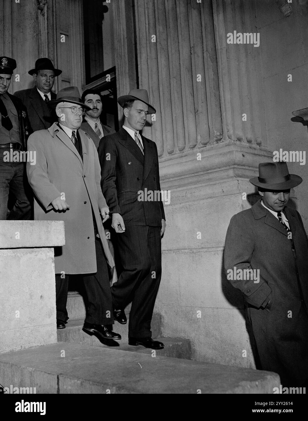 Thomas Henry McMonigle (center) leaves courthouse in San Jose, CA., Dec ...