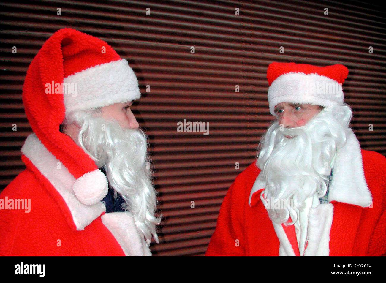 Santa Claus or Father Christmas symbol for christmas eve in popular ...