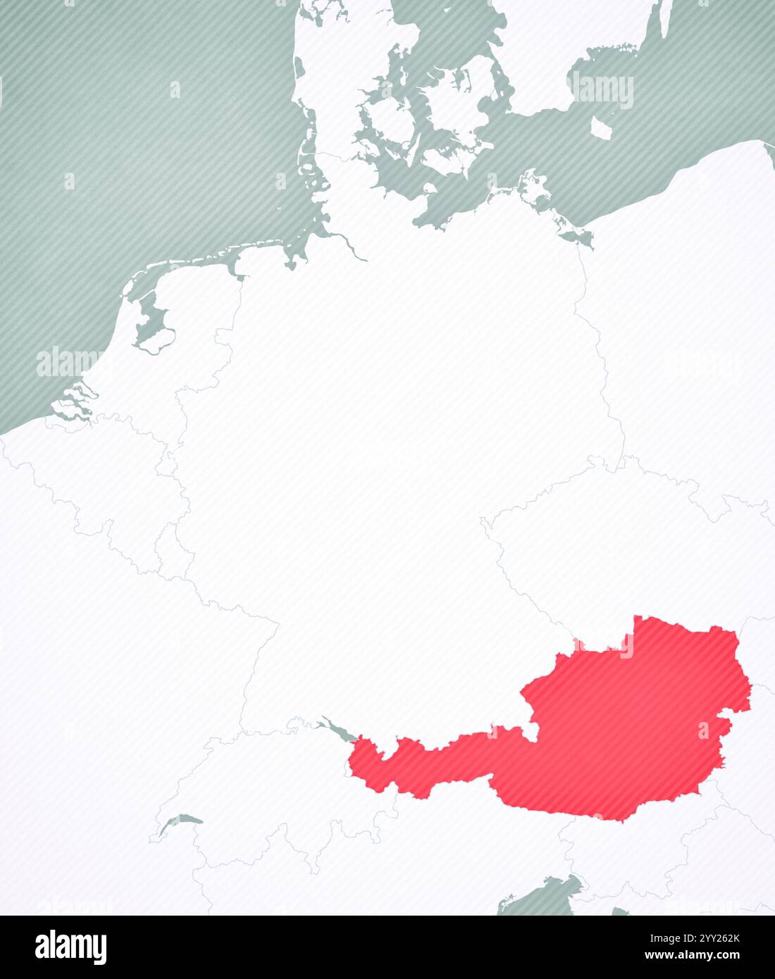Germany austria map hi-res stock photography and images - Alamy
